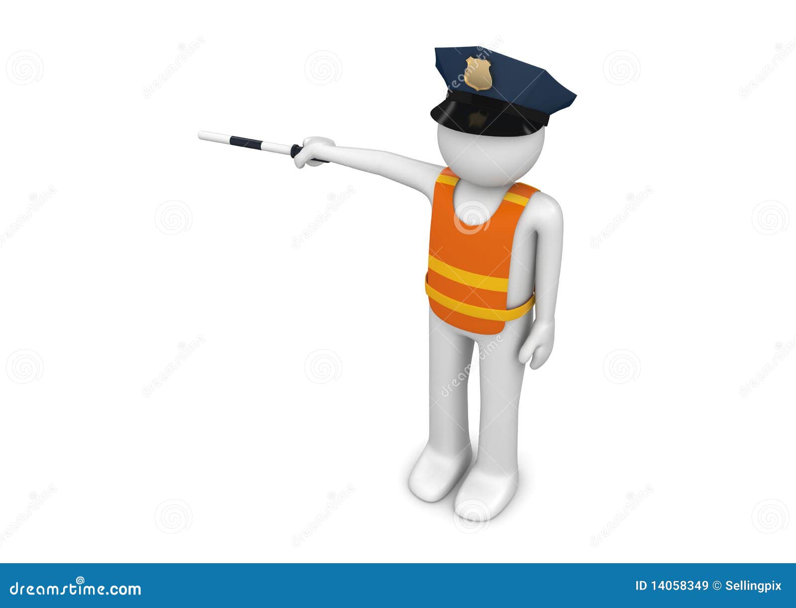 Workers Collection - Traffic Controller Stock Illustration ...