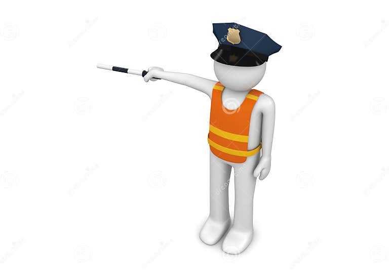 Workers Collection - Traffic Controller Stock Illustration ...