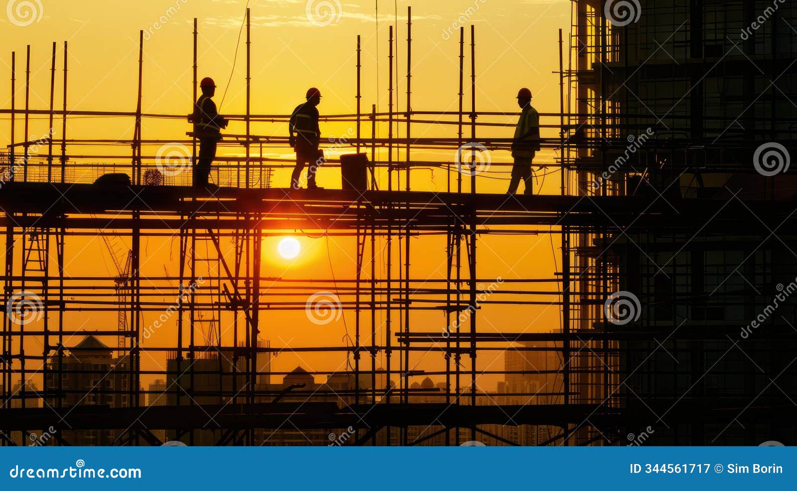 Commercial Construction Progress Inspection Isolated Concept Vector ...