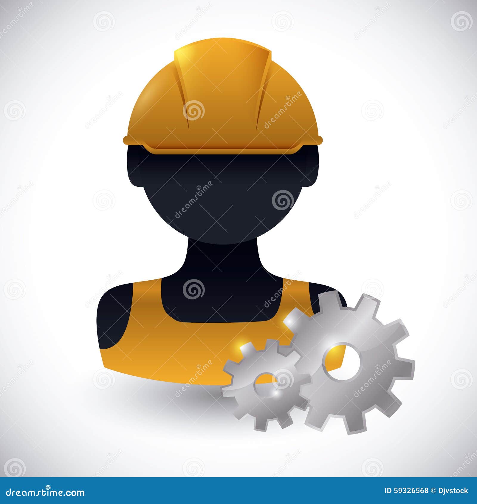 Workers design. stock vector. Illustration of helmet - 59326568