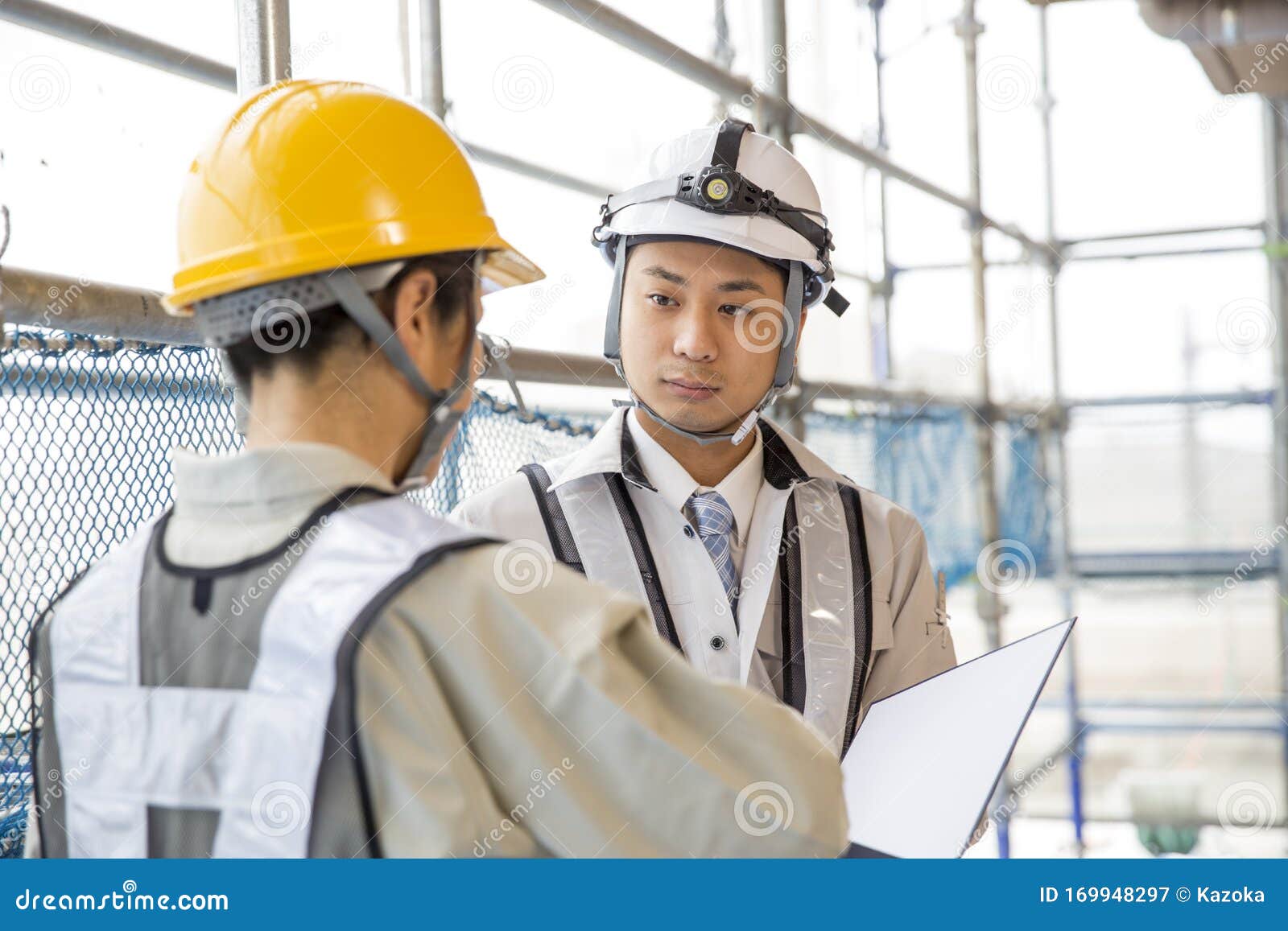 Supervision of the Construction Site Stock Image - Image of field, boss ...