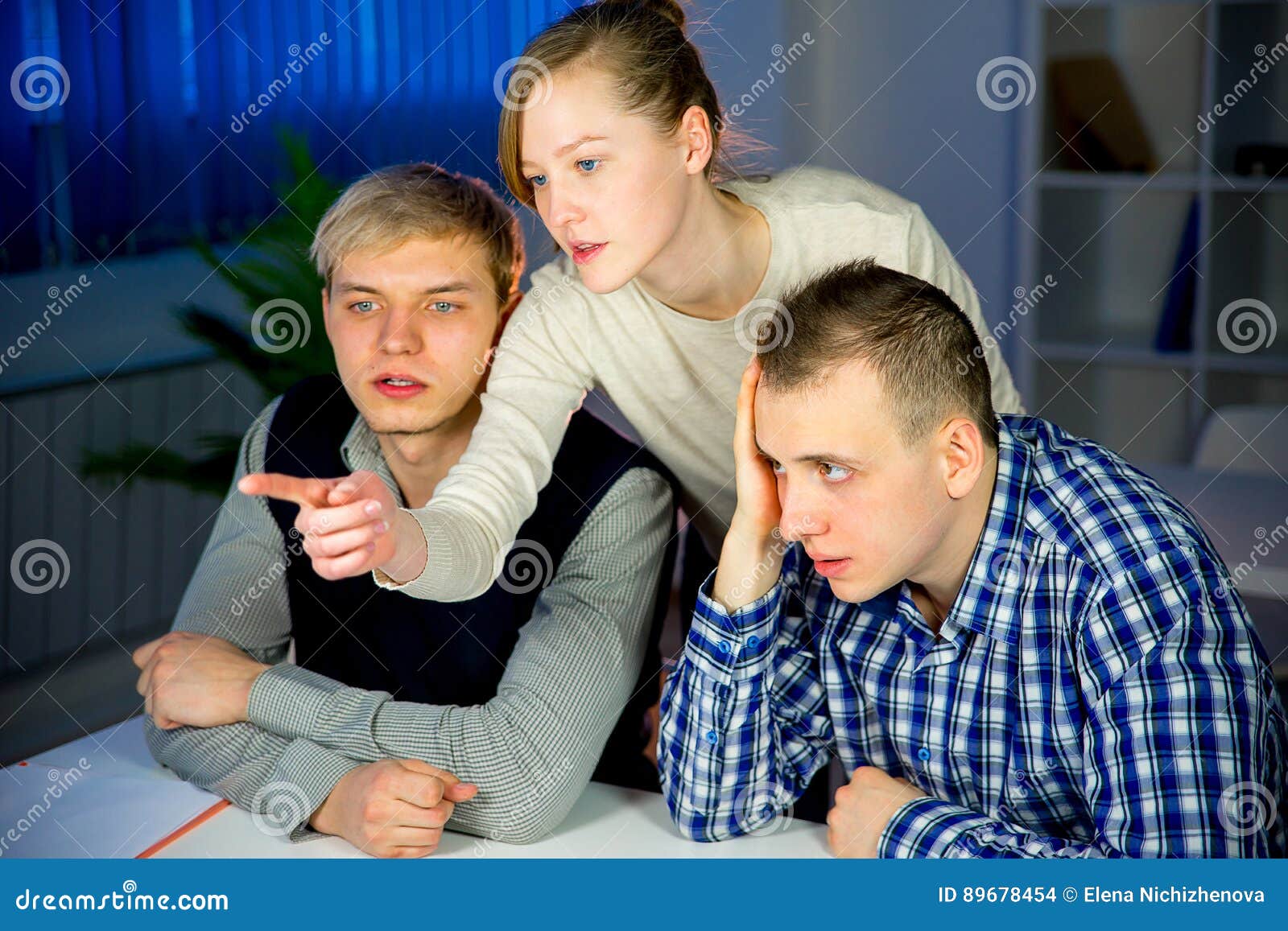 Workers doing a boring job stock photo. Image of professional - 89678454