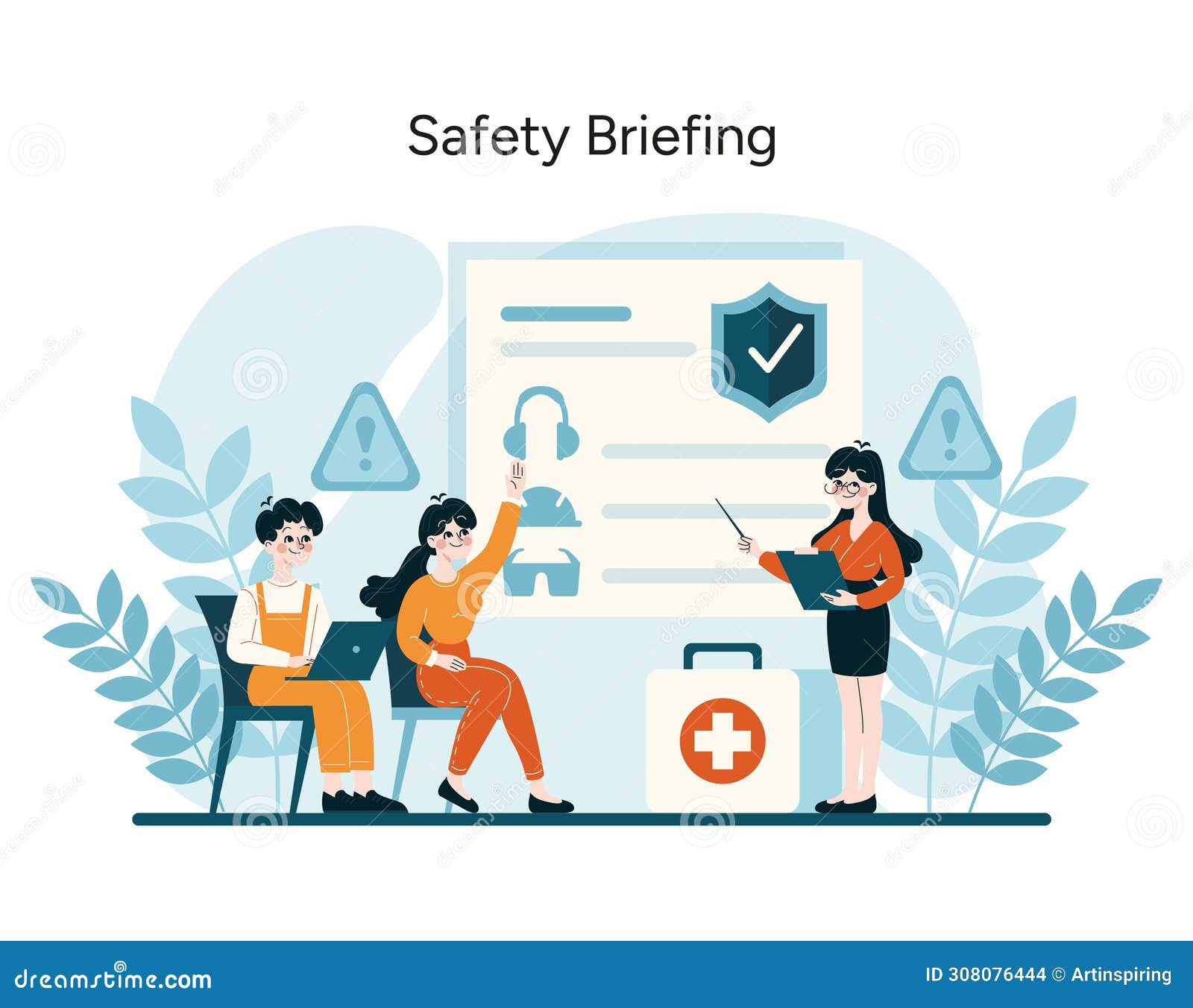 Workers Engage in Hazard Awareness Training, Reinforcing Workplace ...