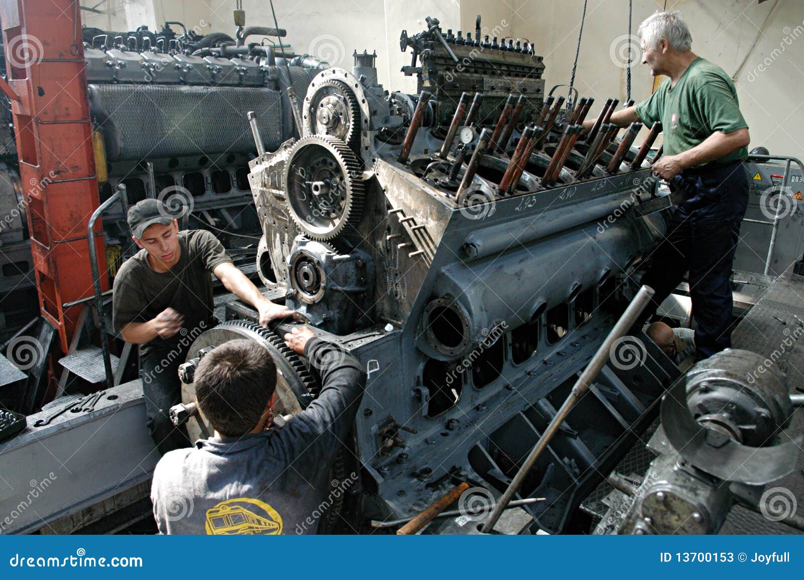 Workers at factory editorial stock photo. Image of protective - 13700153