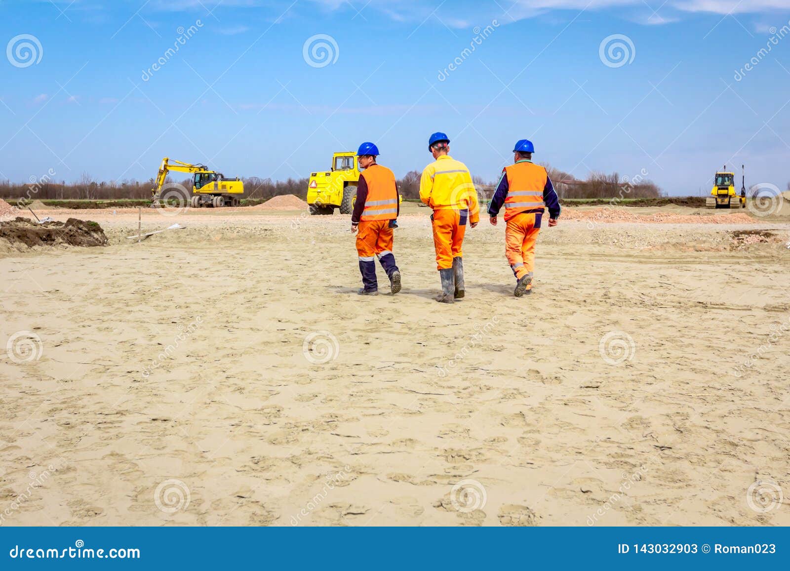 Workers are Going Back To the Work on Construction Site Editorial Stock ...