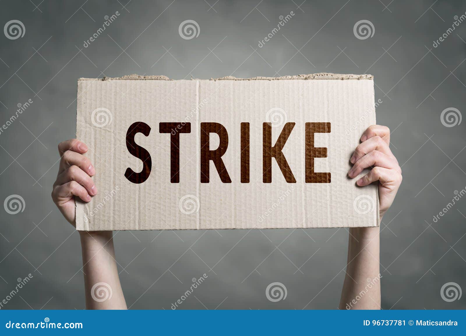 Workers going on Strike stock image. Image of democracy - 96737781