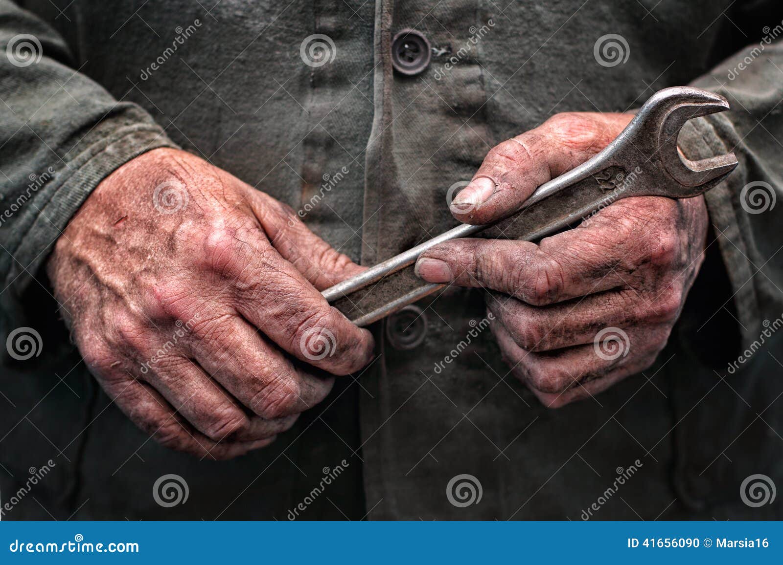 Workers Hands stock photo. Image of dirty, drudge, scratch - 41656090