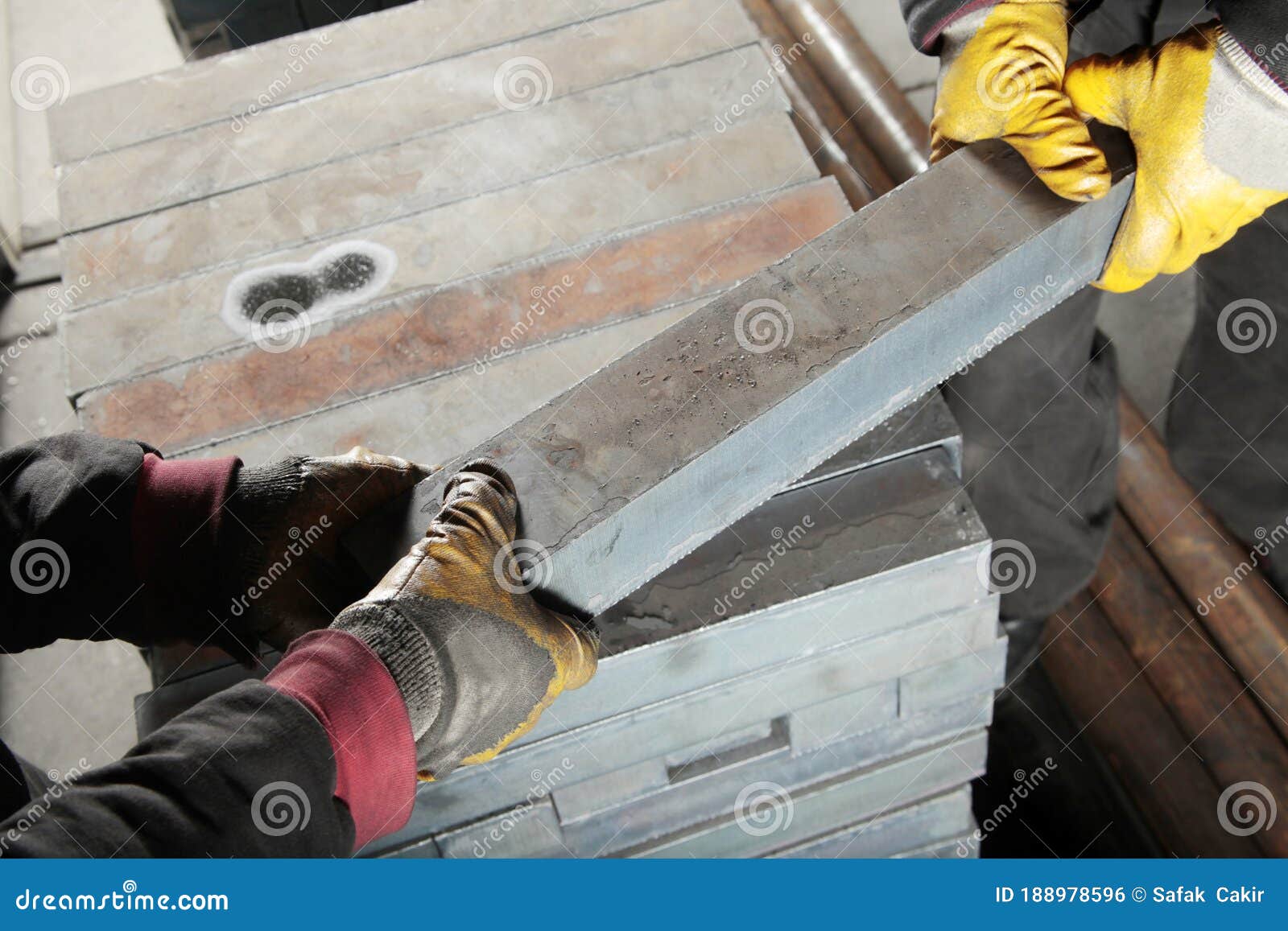 Heavy metal blocks stock photo. Image of mill, glove - 188978596