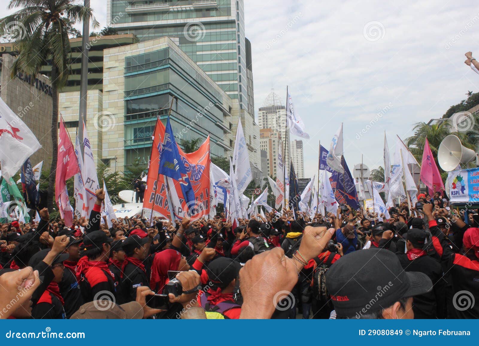 Workers Held Protest for Better Conditions Editorial Stock Image ...