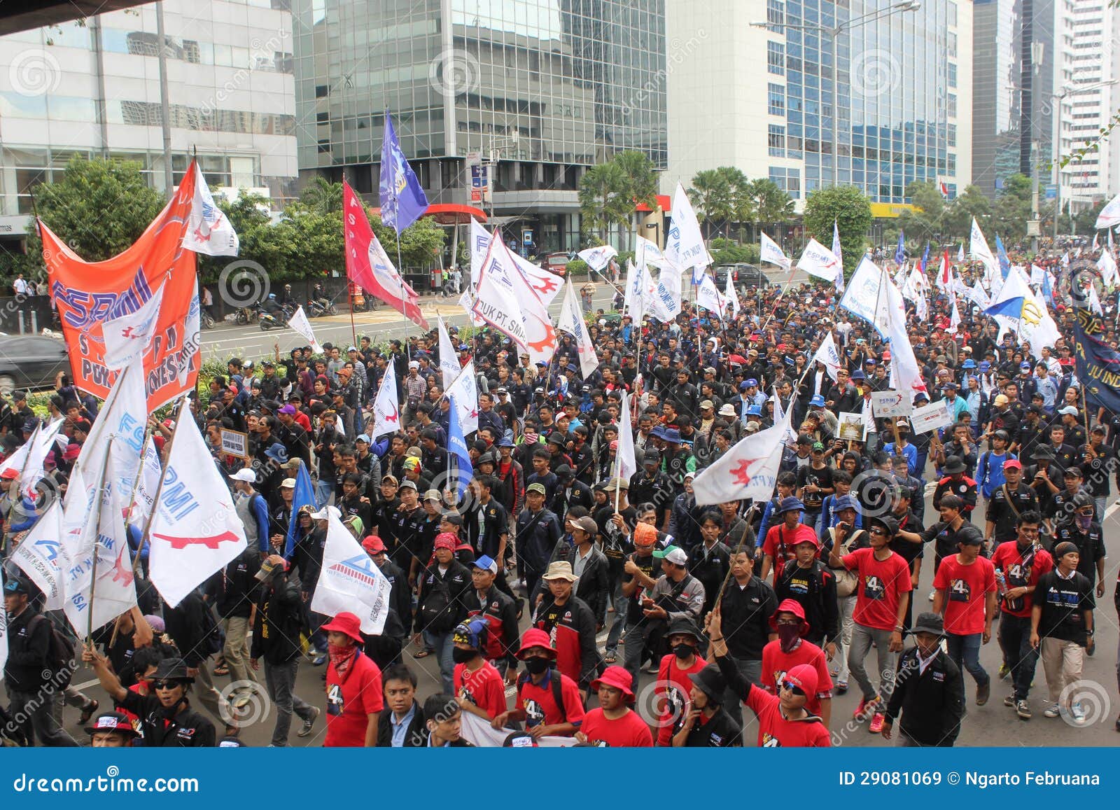 Workers Held Rally for Better Welfare Editorial Stock Image - Image of ...