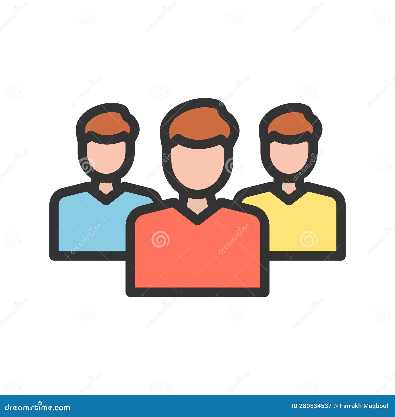 Workers icon vector image. stock vector. Illustration of icon - 280534537