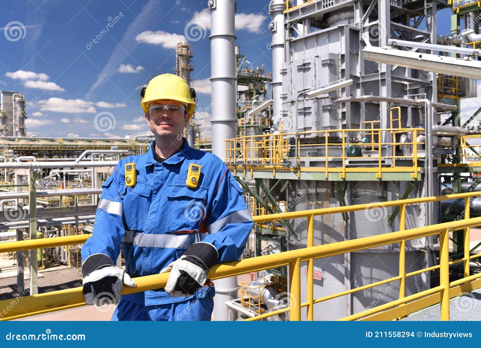 Workers in an Industrial Plant for the Production and Processing of ...
