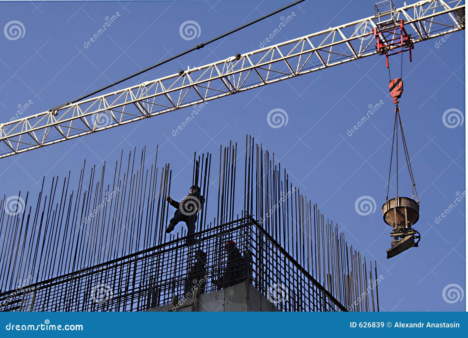 Workers install armature stock image. Image of workers - 626839