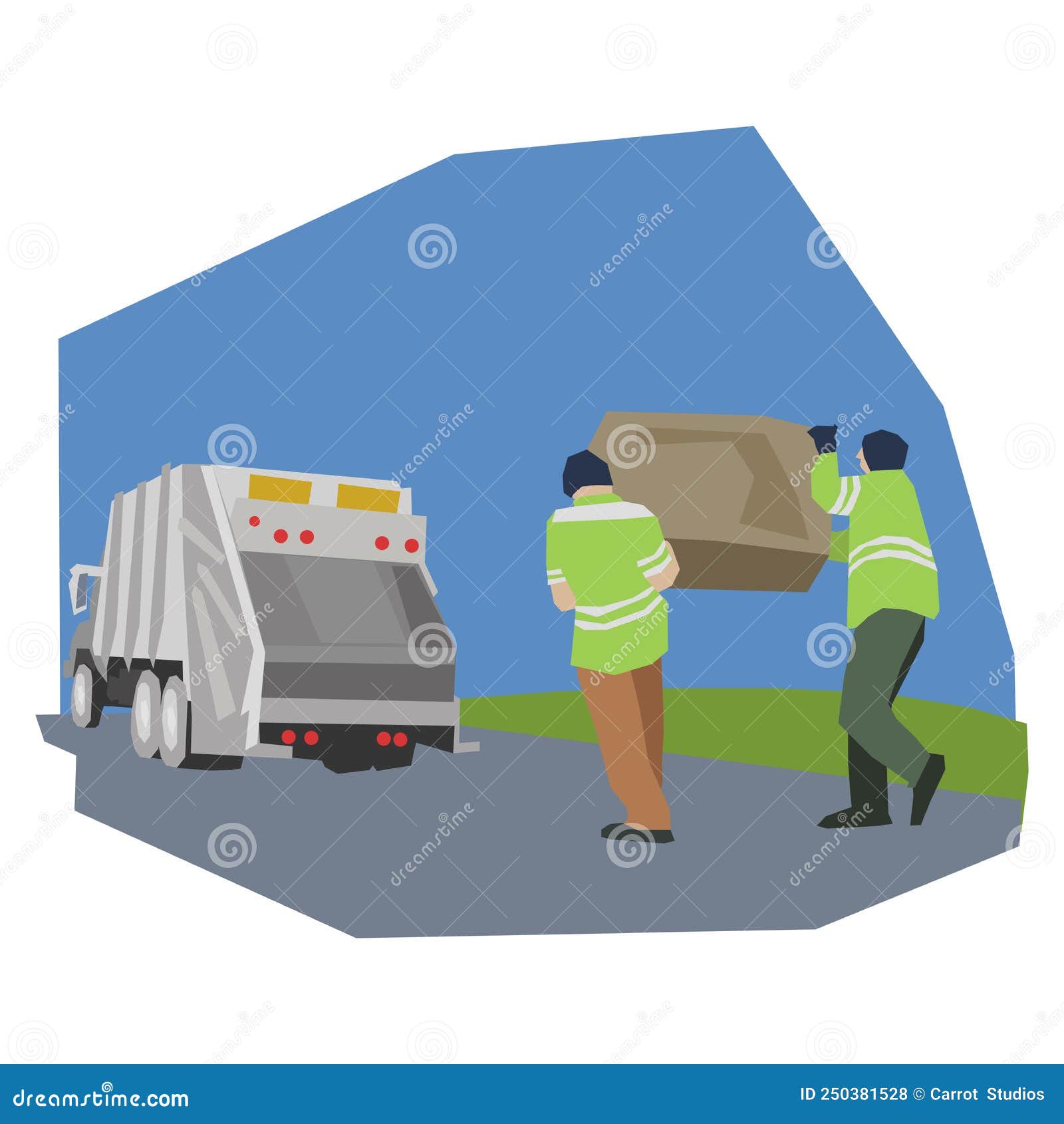 Workers At Garbage Processing, Collecting, Sorting, Recycling, Or ...