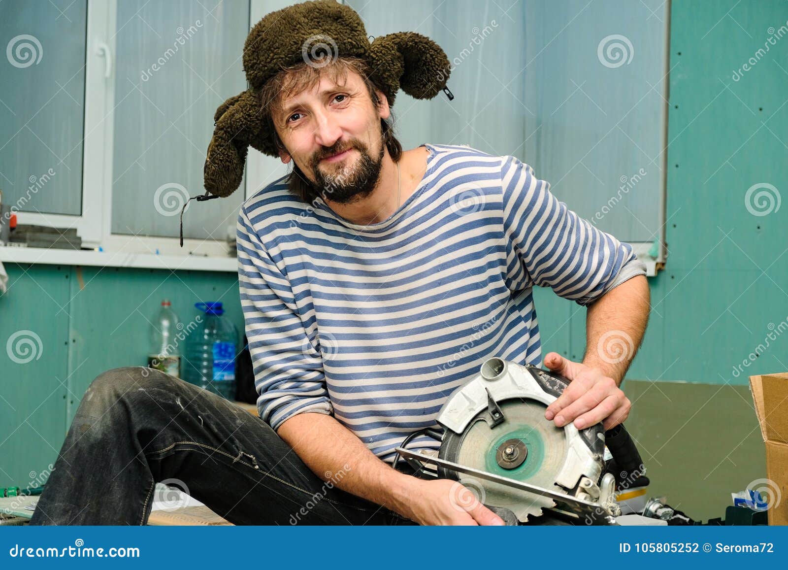 Workers Make Repairs in the Apartment Stock Photo - Image of concept ...