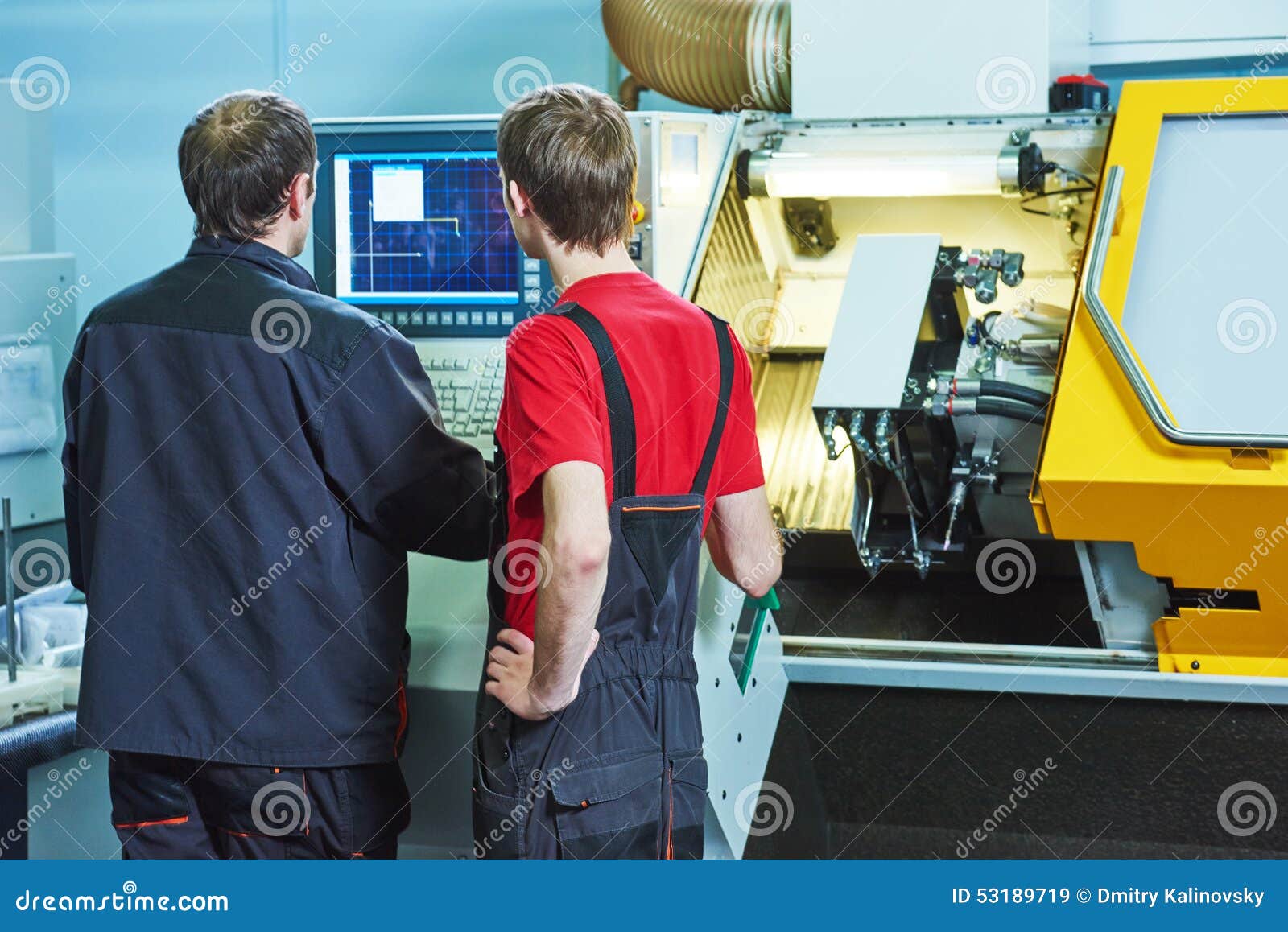 Workers at Manufacture Workshop Stock Image - Image of industry ...