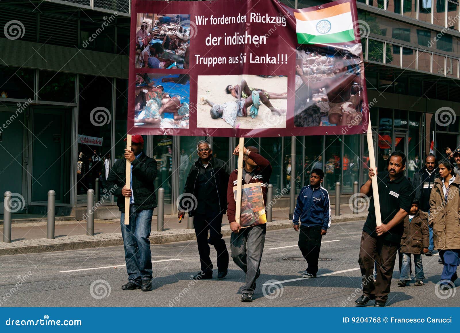 Workers Marching in Frankfurt Editorial Stock Photo - Image of ...