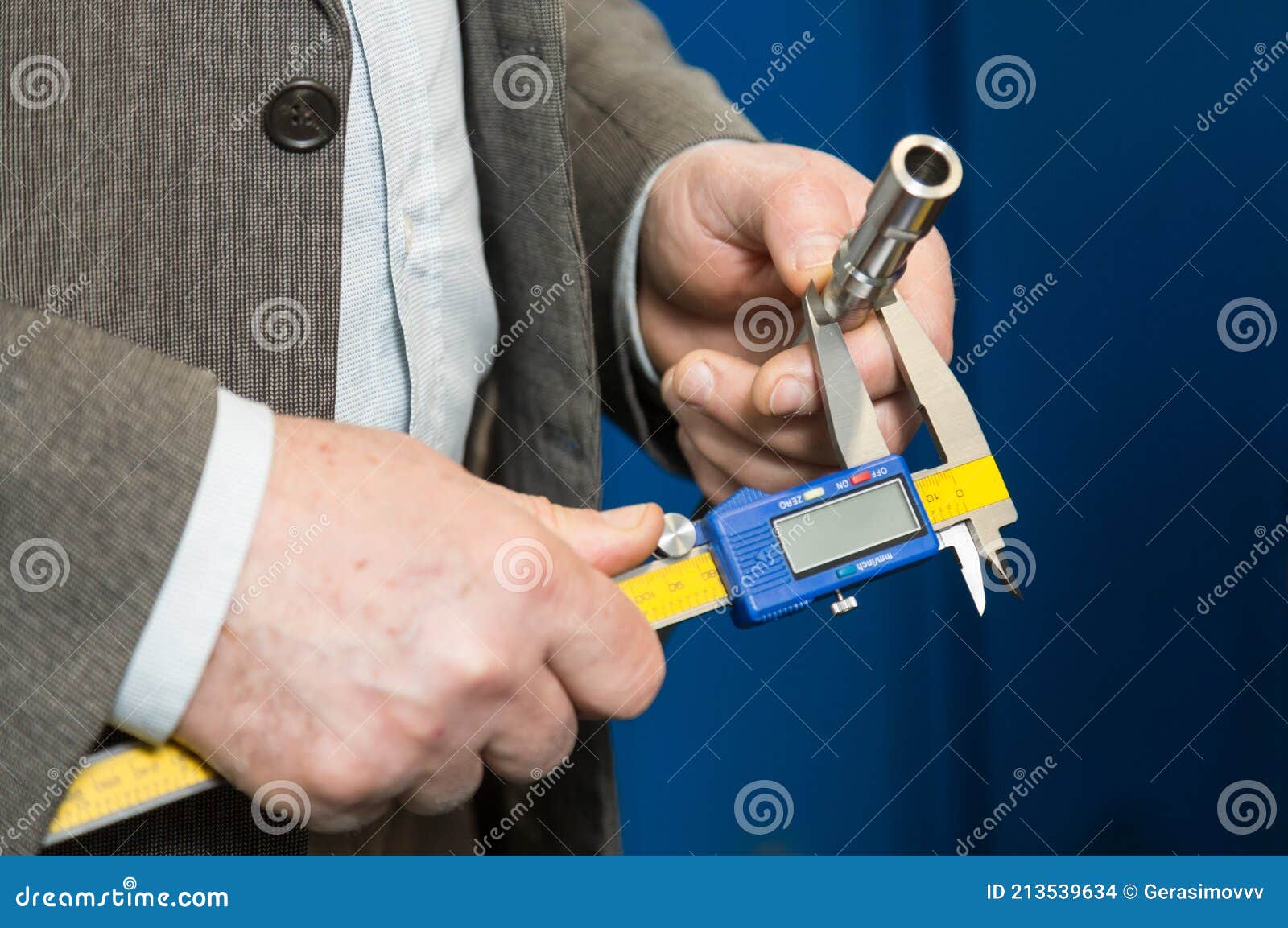 Measuring The Diameter Of A Tree Stock Photography | CartoonDealer.com ...