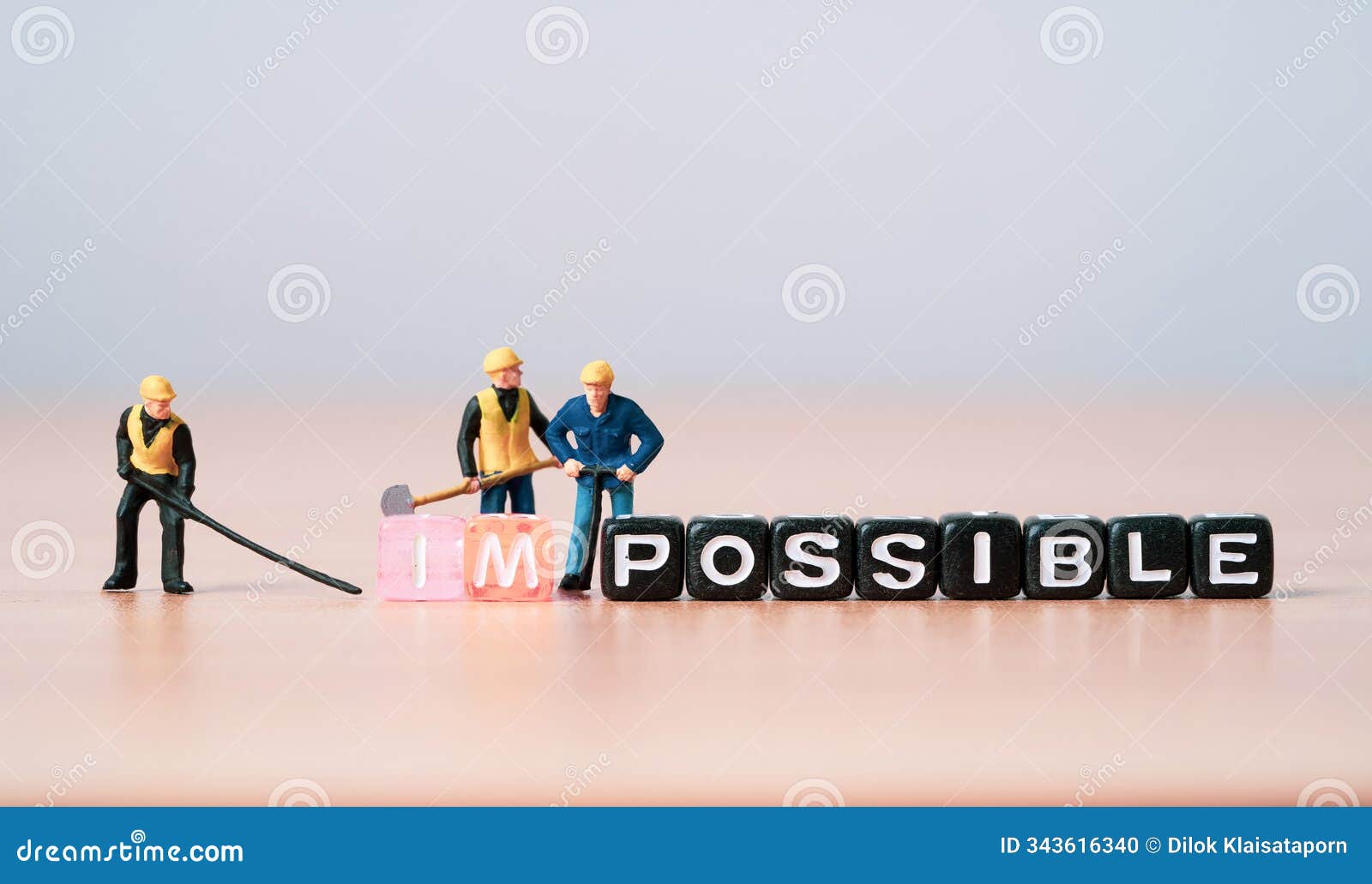 Man With A Cow Change Impossible To Possible Text On Mountain, Sky ...