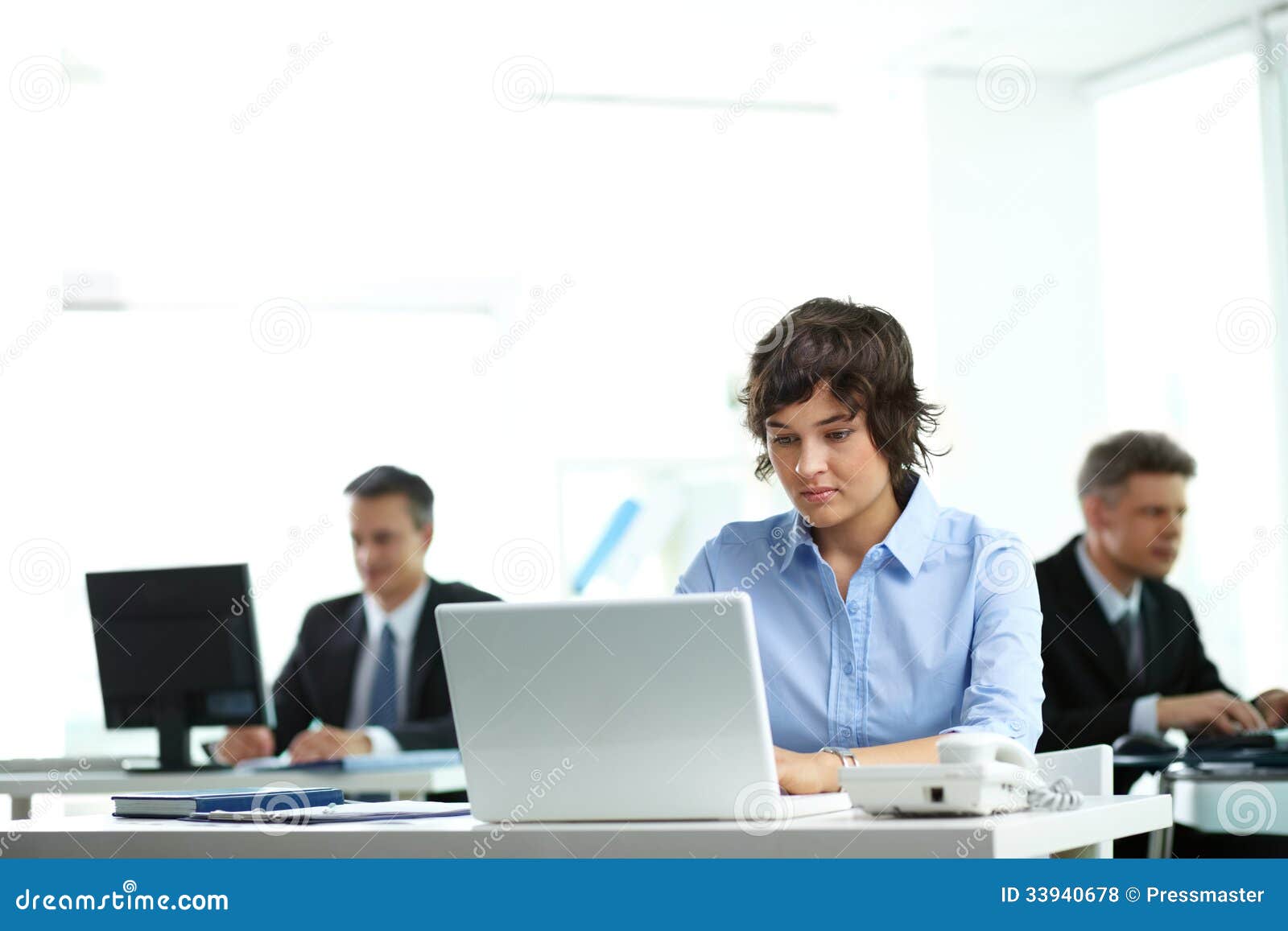 Workers stock photo. Image of lifestyle, inside, attractive - 33940678