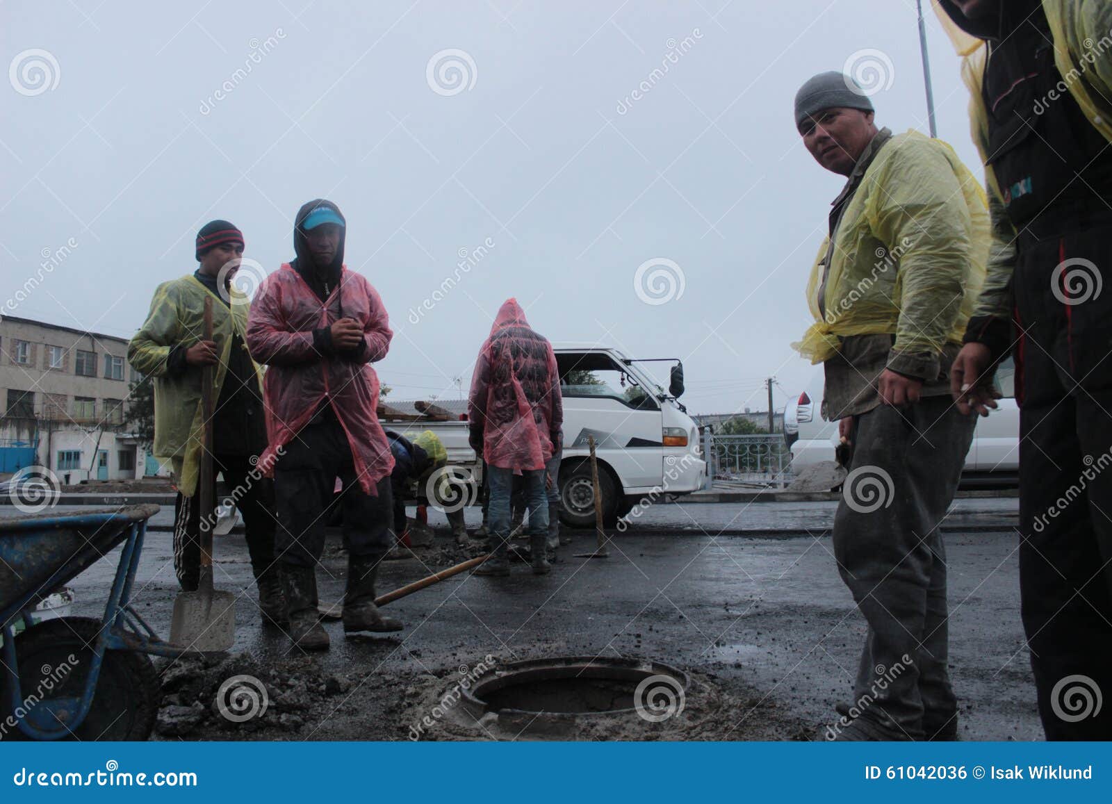 Workers in Osh editorial photo. Image of places, work - 61042036