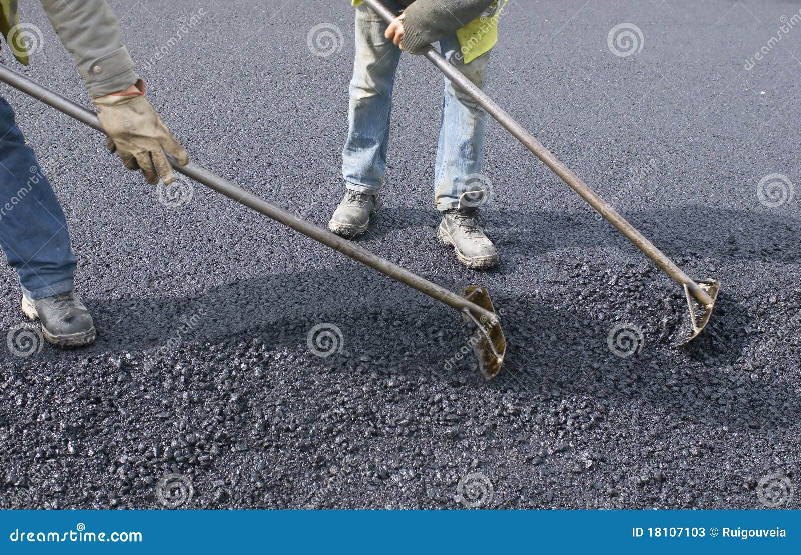 Workers paving work stock image. Image of hold, cooperation - 18107103