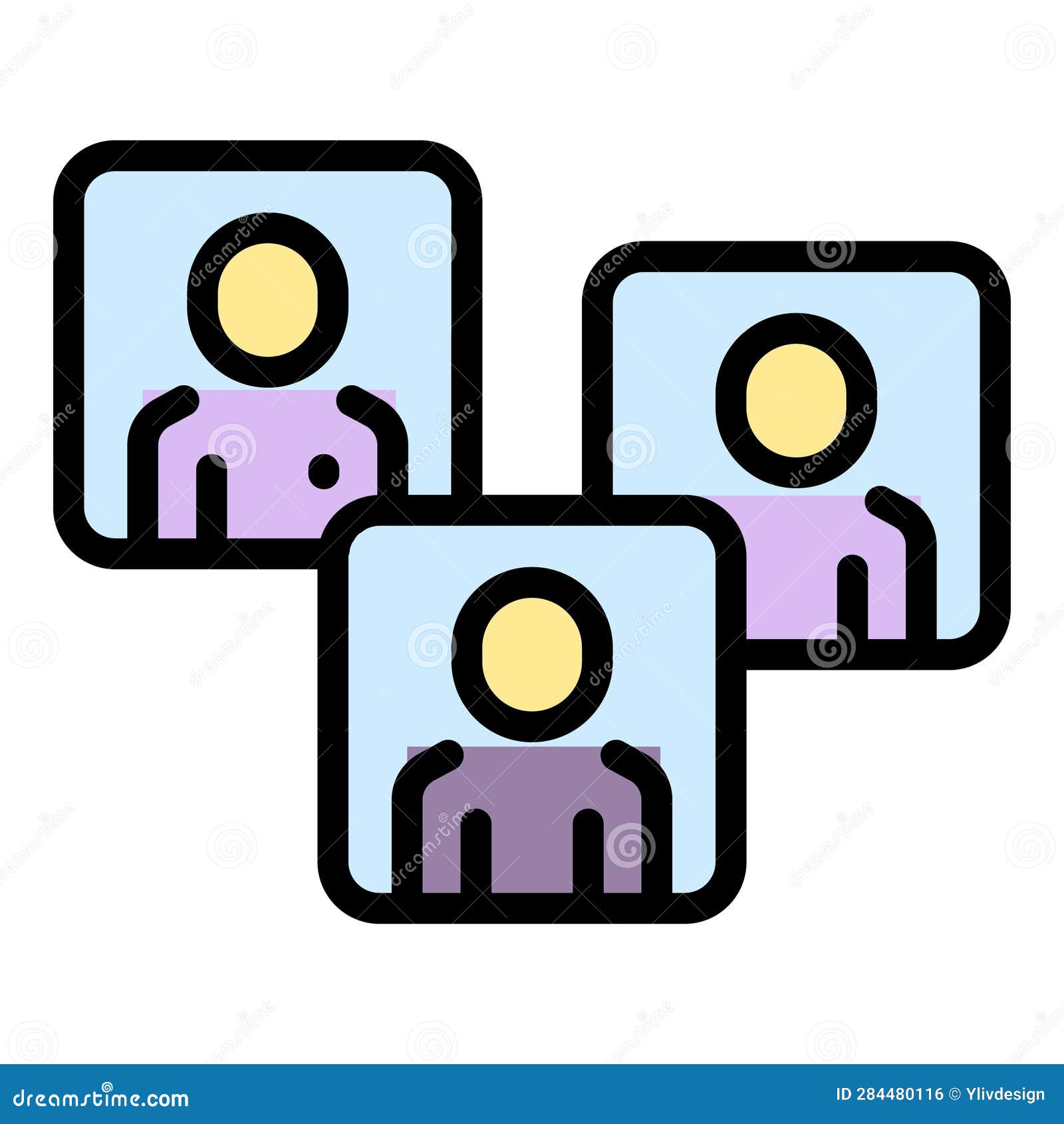 Office Identity Card Set Design With Abstract Shapes And Photo ...