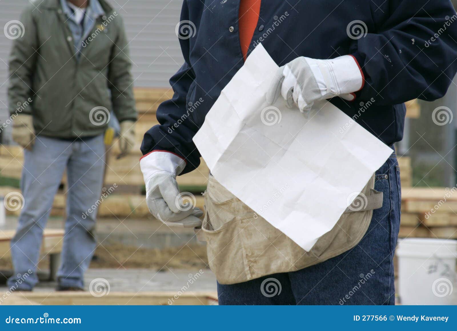 Workers and Plans stock photo. Image of project, contractor - 277566