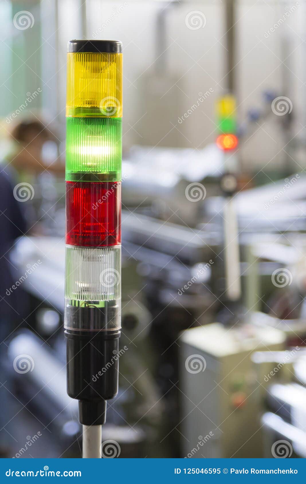 Workers in the Plant for the Production of Polyethylene Stock Image ...