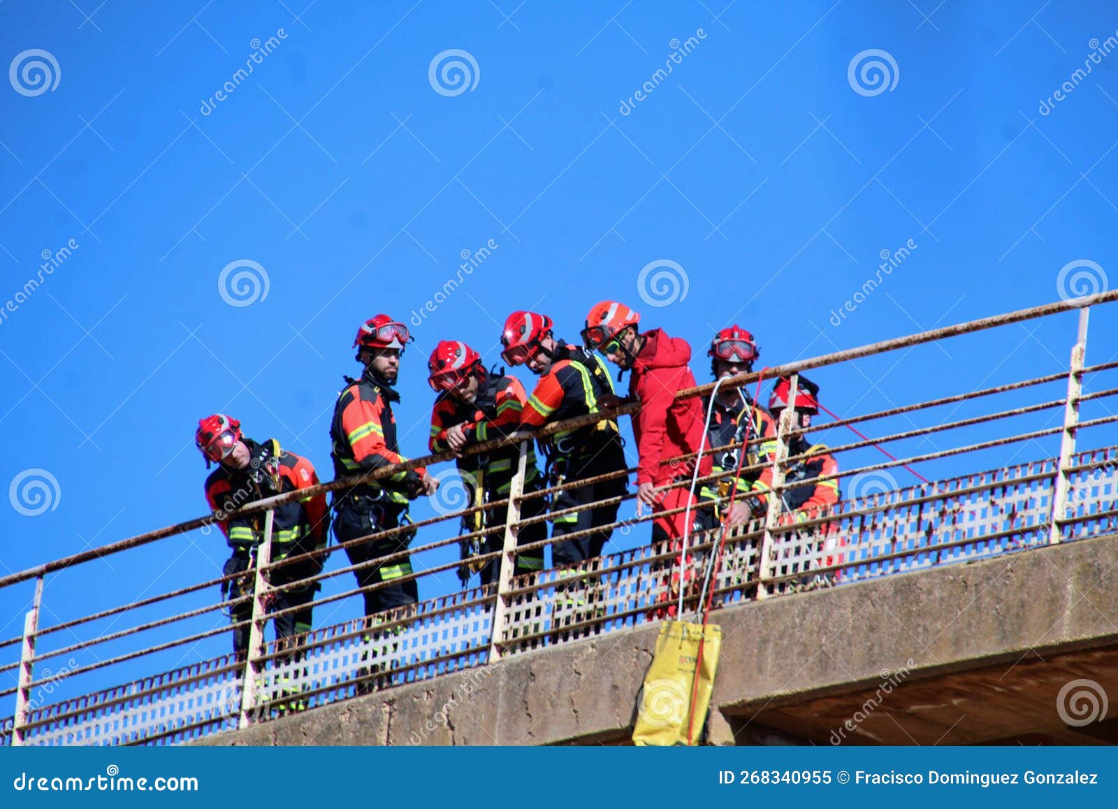 Workers Preparing for Work at Height Editorial Image - Image of stadium ...