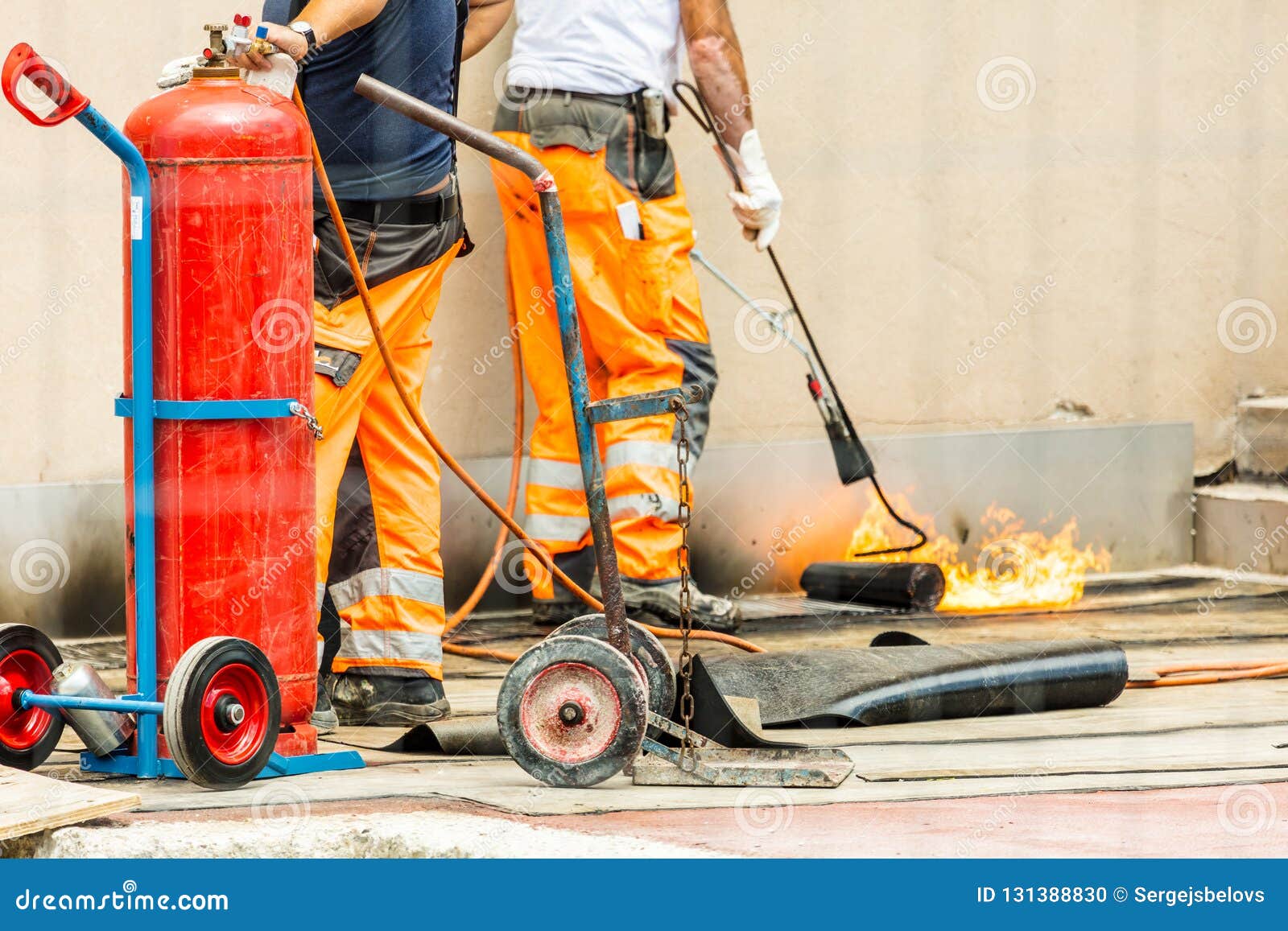 Workers on a Road Construction, Industry and Teamwork Work Conzept ...