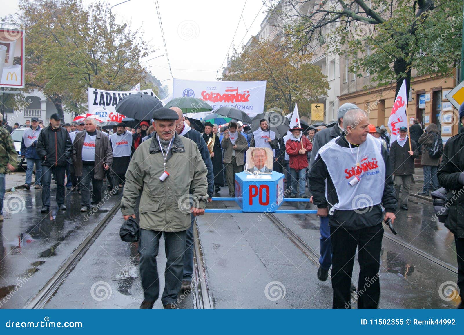 Workers strike in Poland editorial image. Image of crisis - 11502355