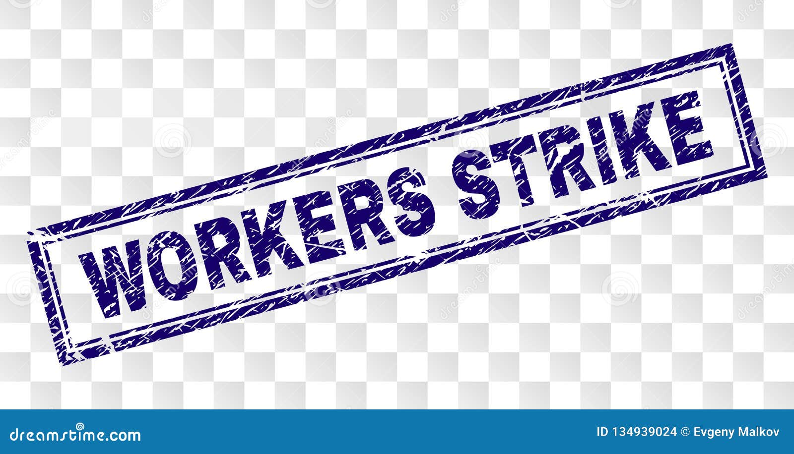 Grunge WORKERS STRIKE Rectangle Stamp Stock Vector - Illustration of ...