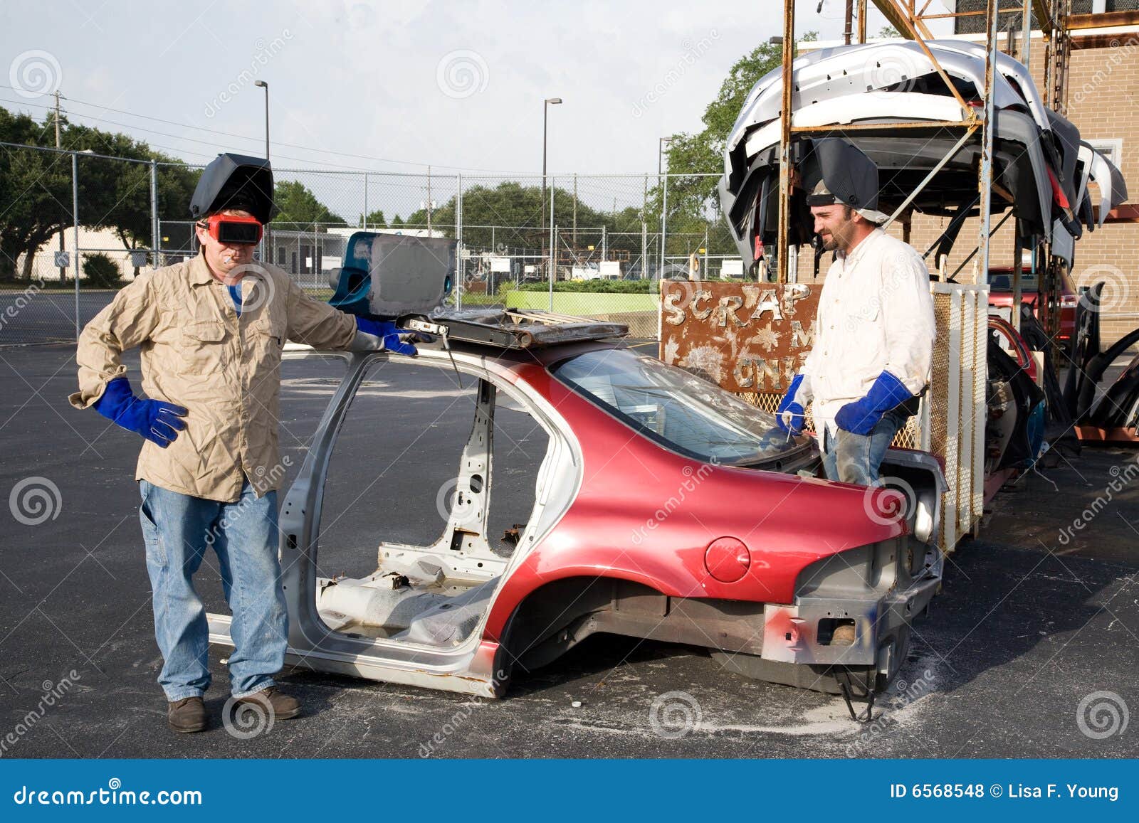 Workers Taking Smoke Break stock photo. Image of broken - 6568548