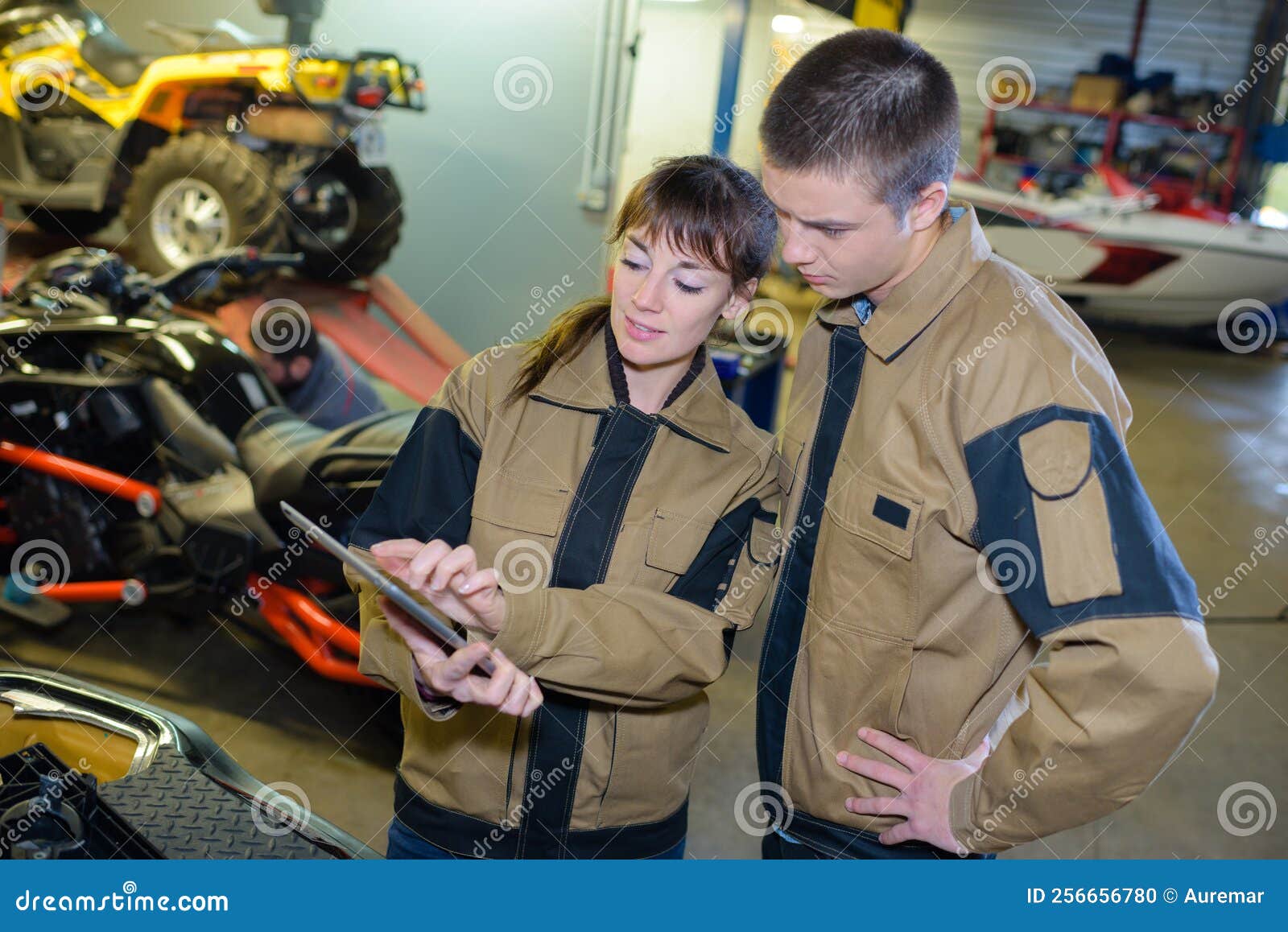 Workers using internet stock photo. Image of worker - 256656780