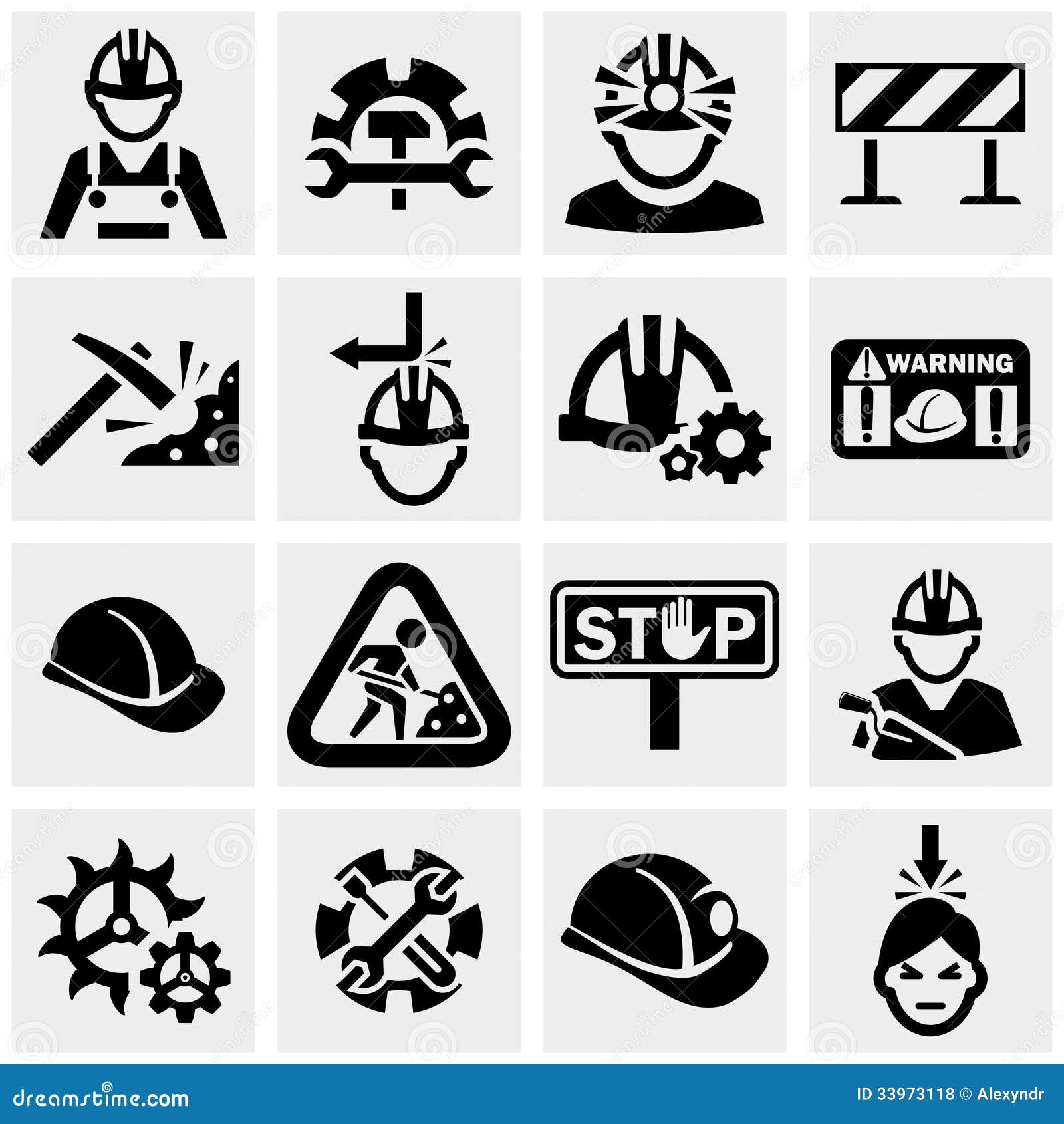 Workers Vector Icons Set Stock Illustrations – 3,069 Workers Vector ...