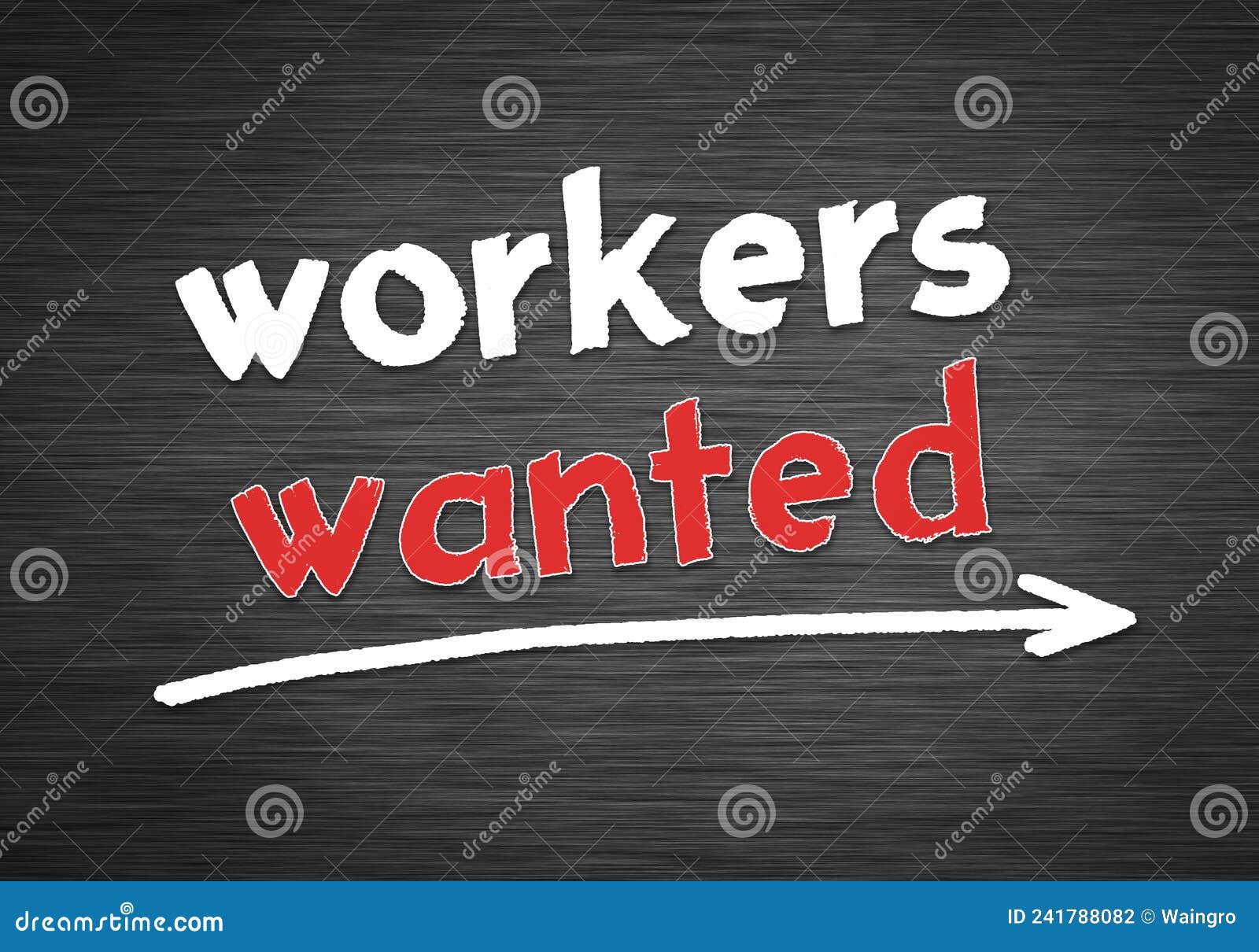 Workers Wanted - we are Hiring Stock Photo - Image of working, work ...