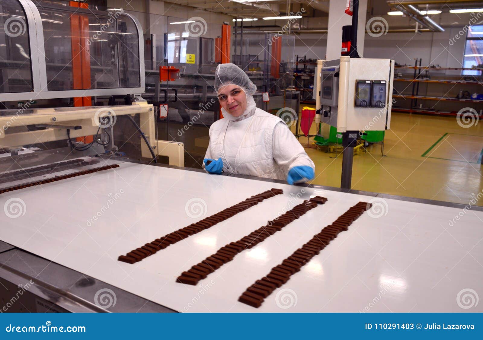 Workers Work in a Chocolate Factory in Sofia, Bulgaria 2017 Editorial ...