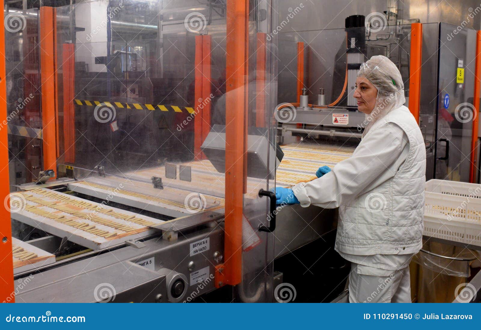 Workers Work in a Chocolate Factory in Sofia, Bulgaria 2017 Editorial ...