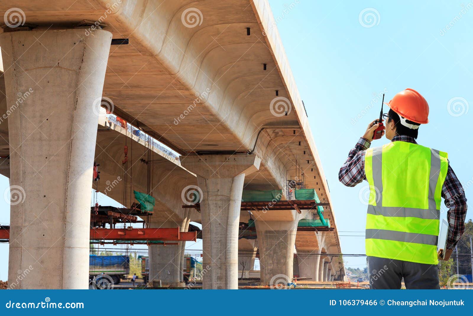 Expressway construction stock photo. Image of industry - 106379466