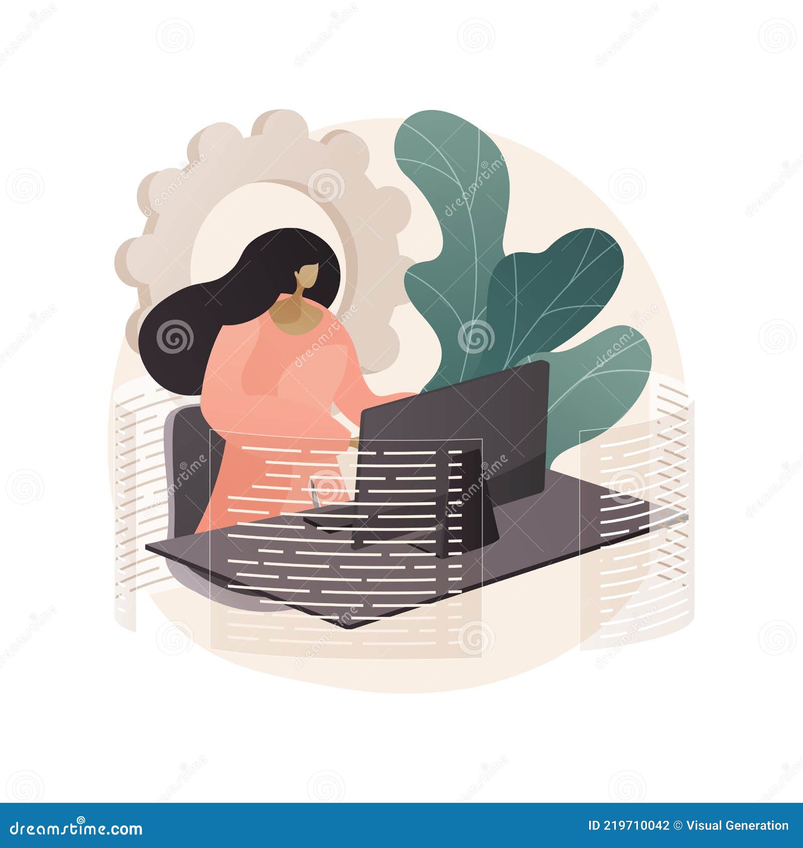 Workflow Abstract Concept Vector Illustration. Stock Vector ... Workflow Abstract Concept Vector Illustration. Stock Vector ...