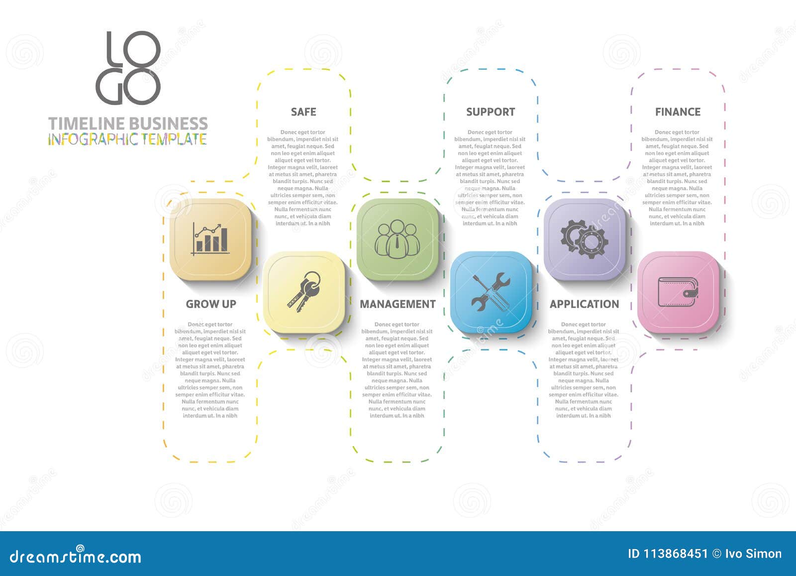 Workflow, Annual Report, Timeline, Infographics Editorial Photo ...
