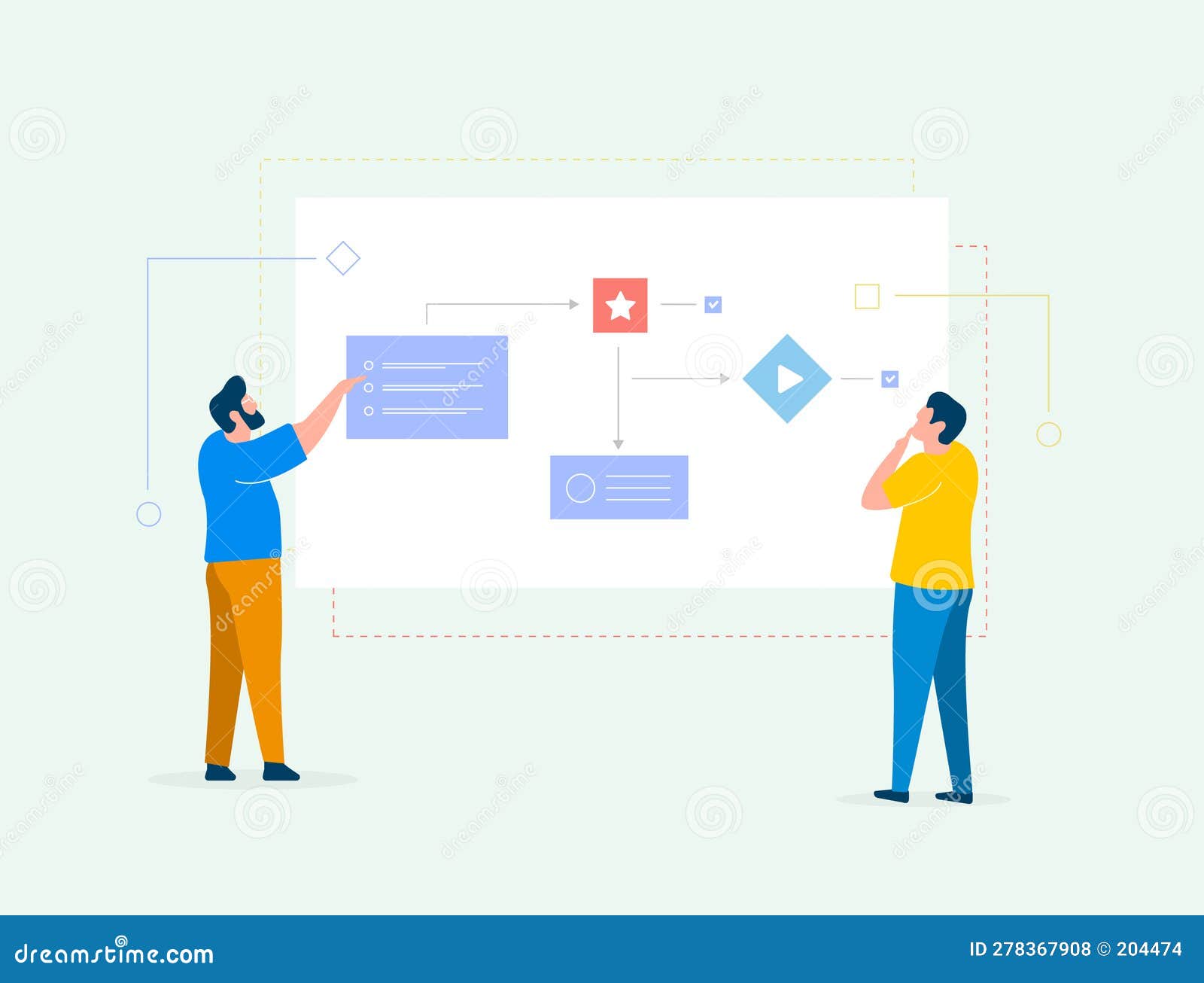 Workflow Automation With Flowchart For Business Management Agile Development Team Project
