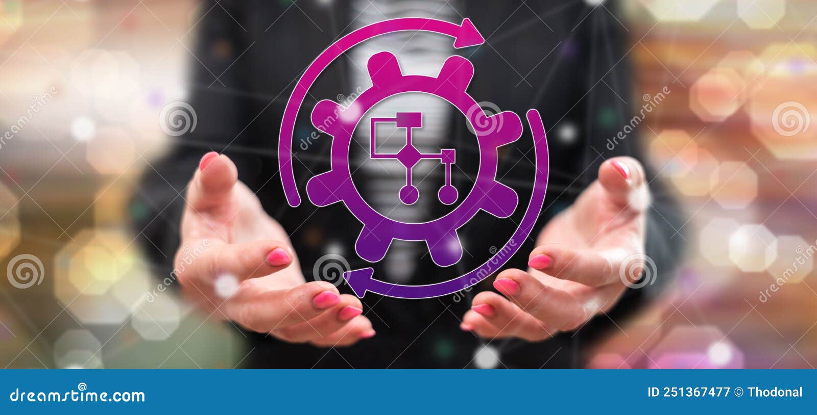 Concept of workflow stock illustration. Illustration of symbol - 251367477