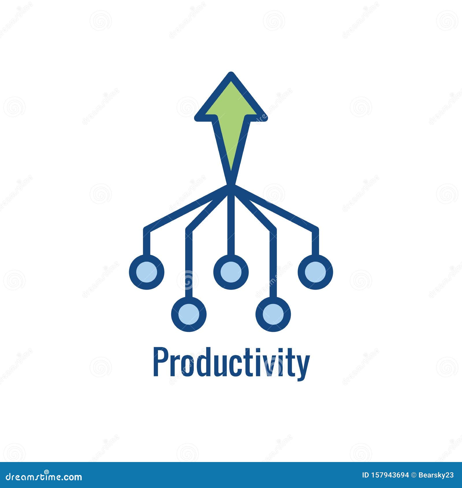 Workflow Efficiency Icon Showing an Aspect of Efficiency in Workflow Stock Vector - Illustration ...