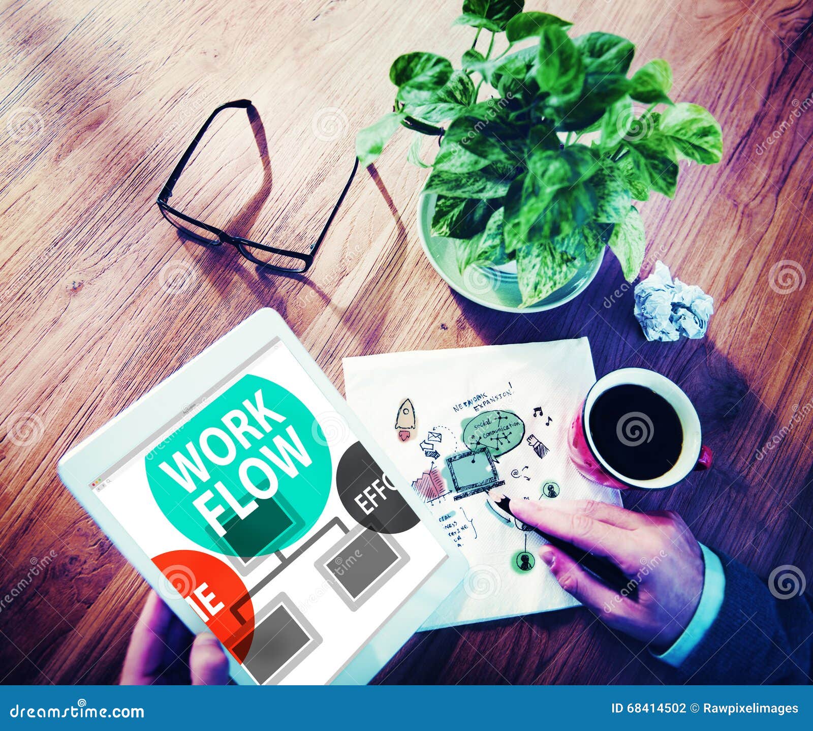 Workflow Effort Implement Efficiency Business Concept Stock Photo ... Workflow Effort Implement Efficiency Business Concept Stock Photo ...