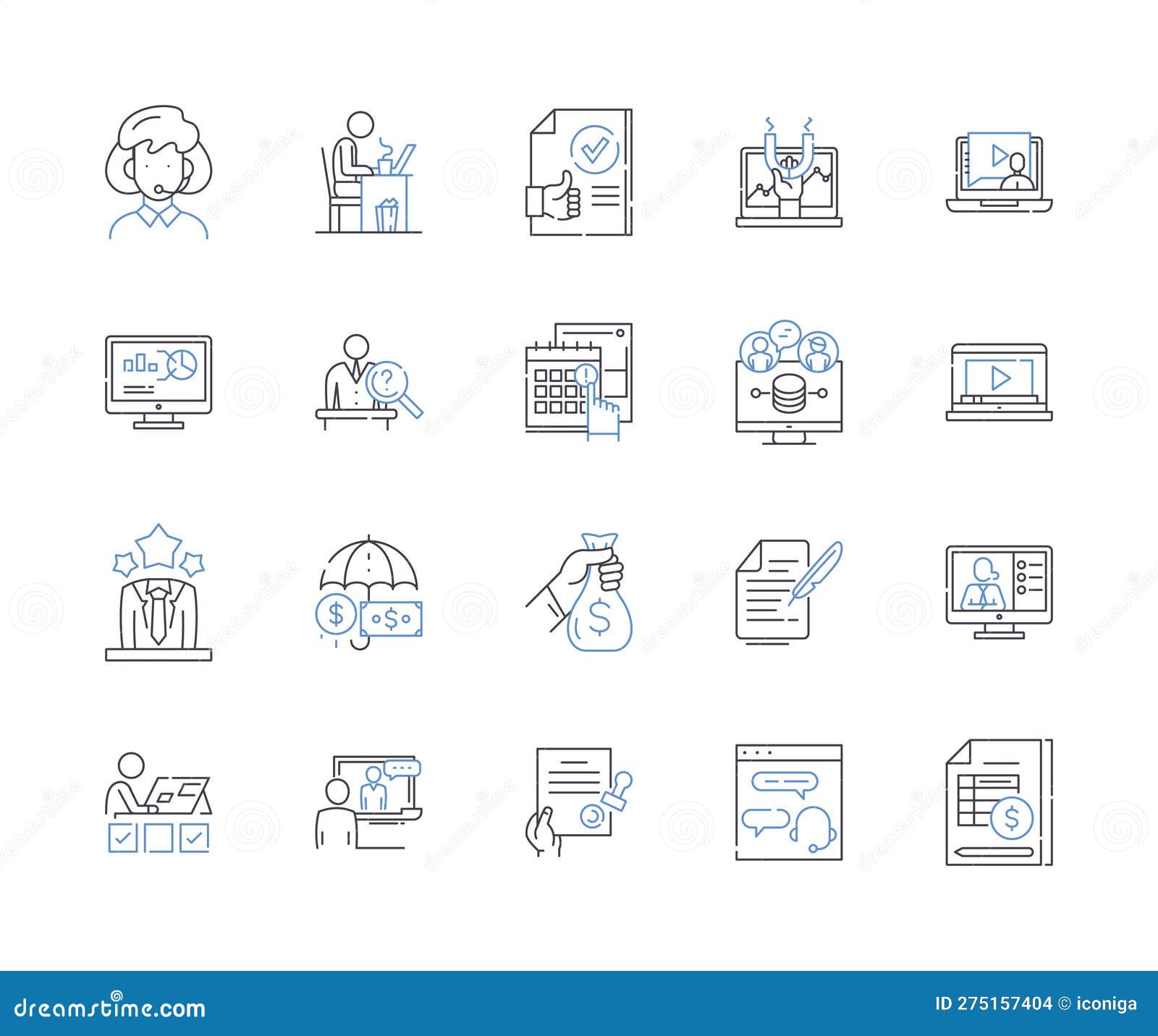 Workflow and Employee Outline Icons Collection. Workforce, Employee ... Workflow and Employee Outline Icons Collection. Workforce, Employee ...