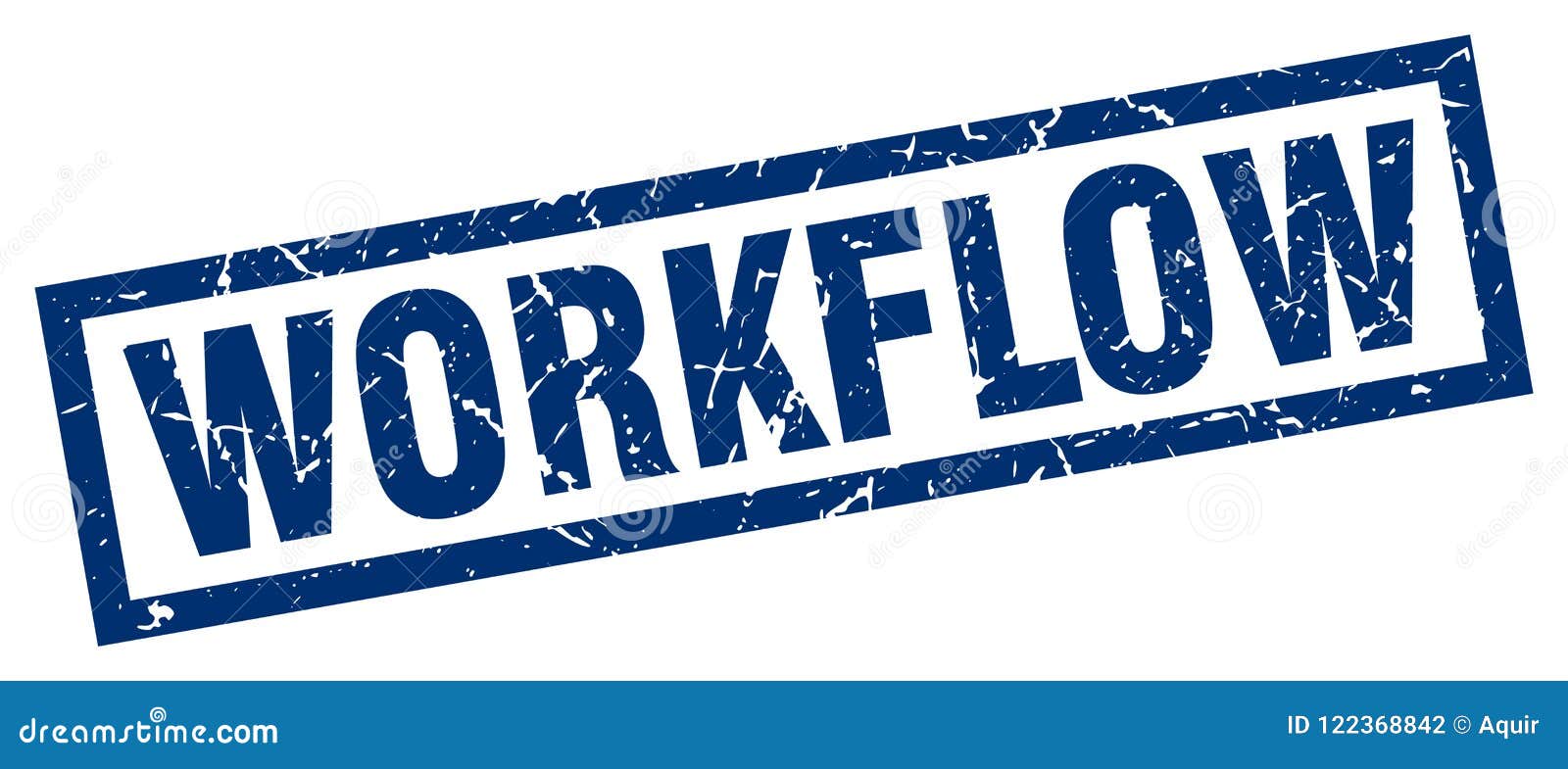 Workflow stamp stock vector. Illustration of workflow - 122368842