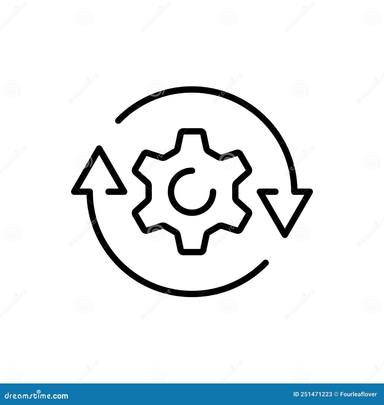 Workflow Icon On Transparent. Flat Style. Gear And Arrow Icon For Your ... Workflow Icon On Transparent. Flat Style. Gear And Arrow Icon For Your ...
