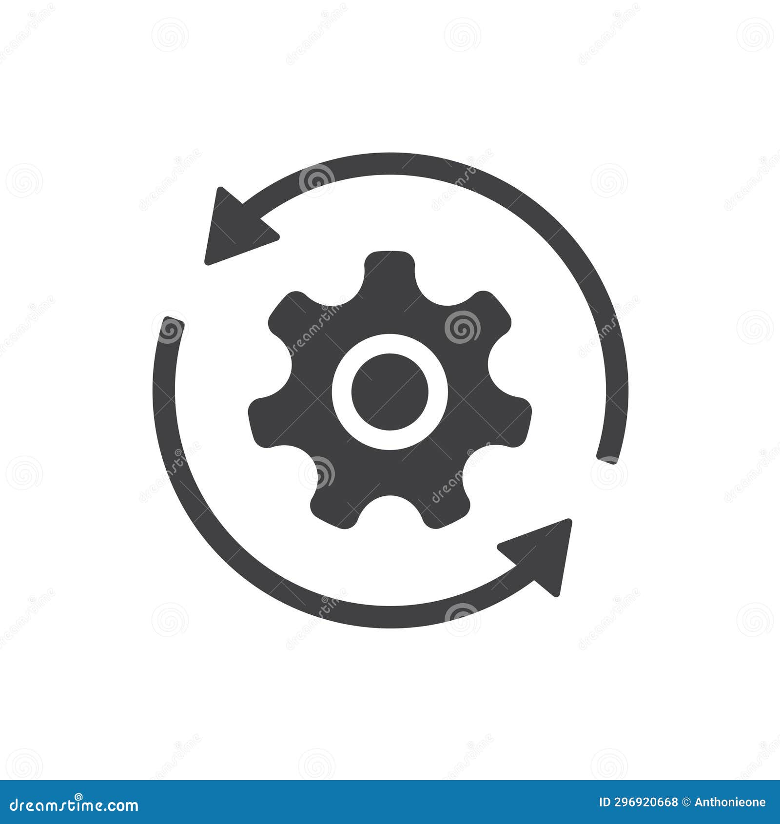 Workflow Icon, Operations, Procedure, Cog, Gear, Work, Flow, Pictogram ...